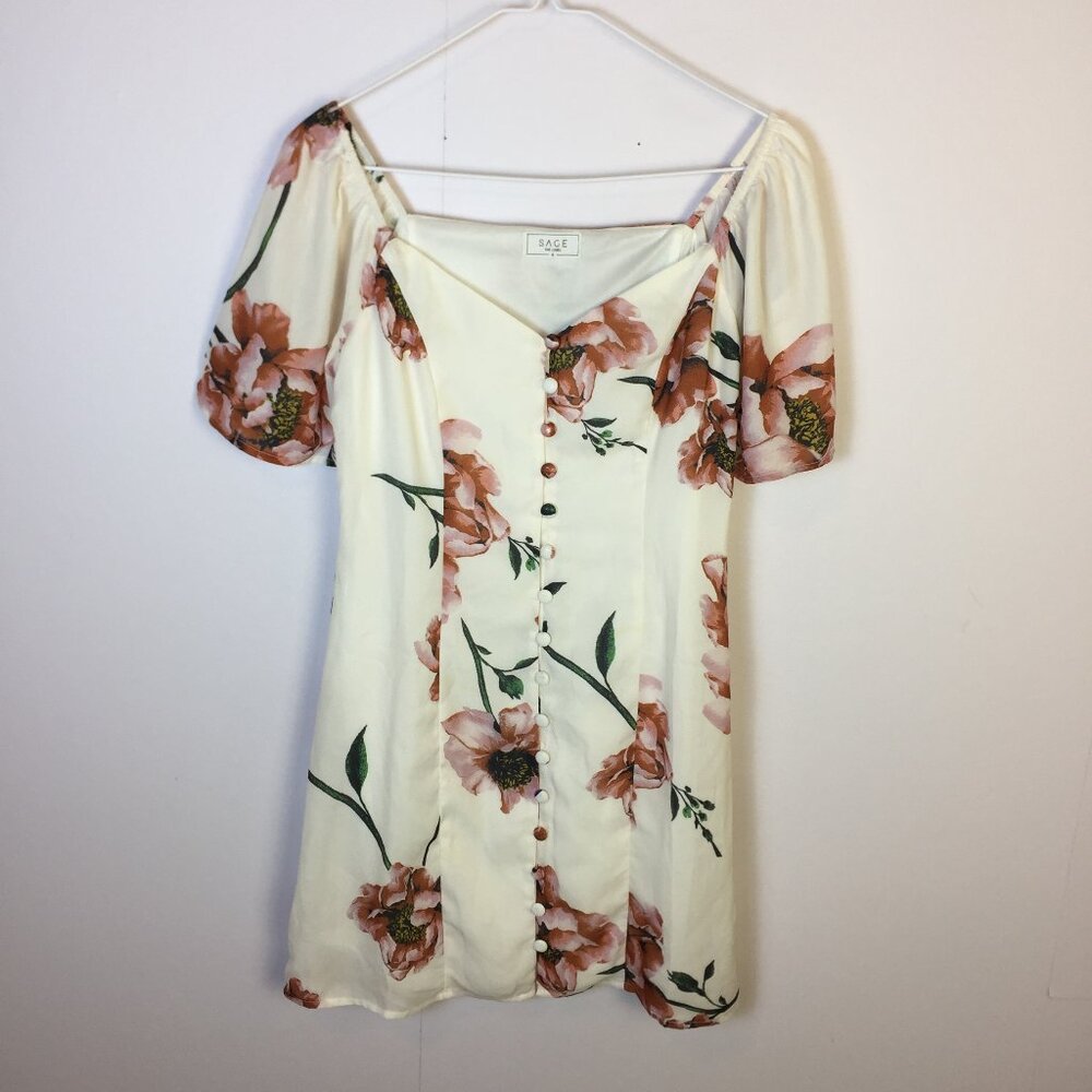 Anthropologie Sage The Label Mini Dress Size S Womans… - Gem